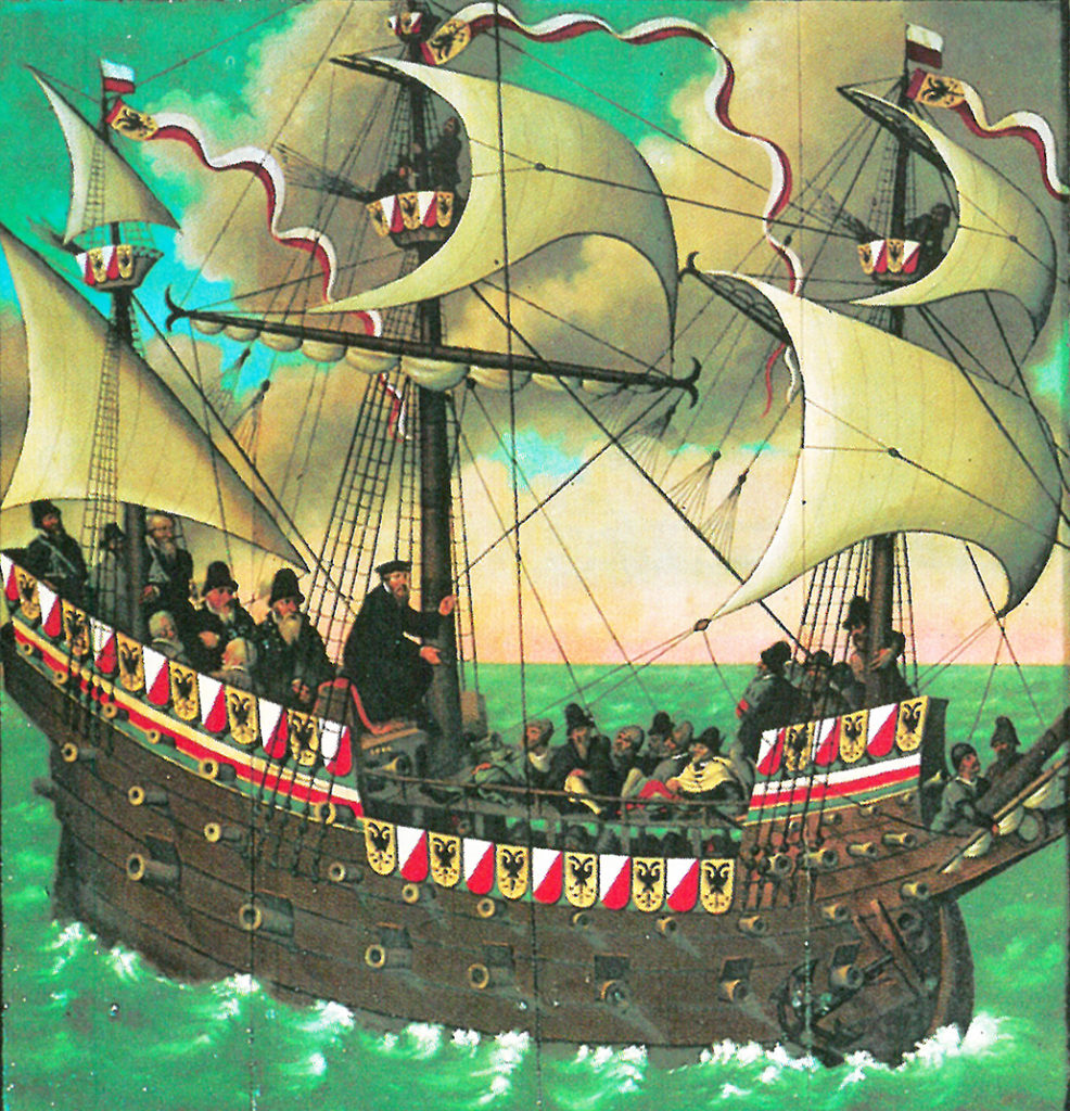 Sailors, merchants and priests: people on board the ships heading North